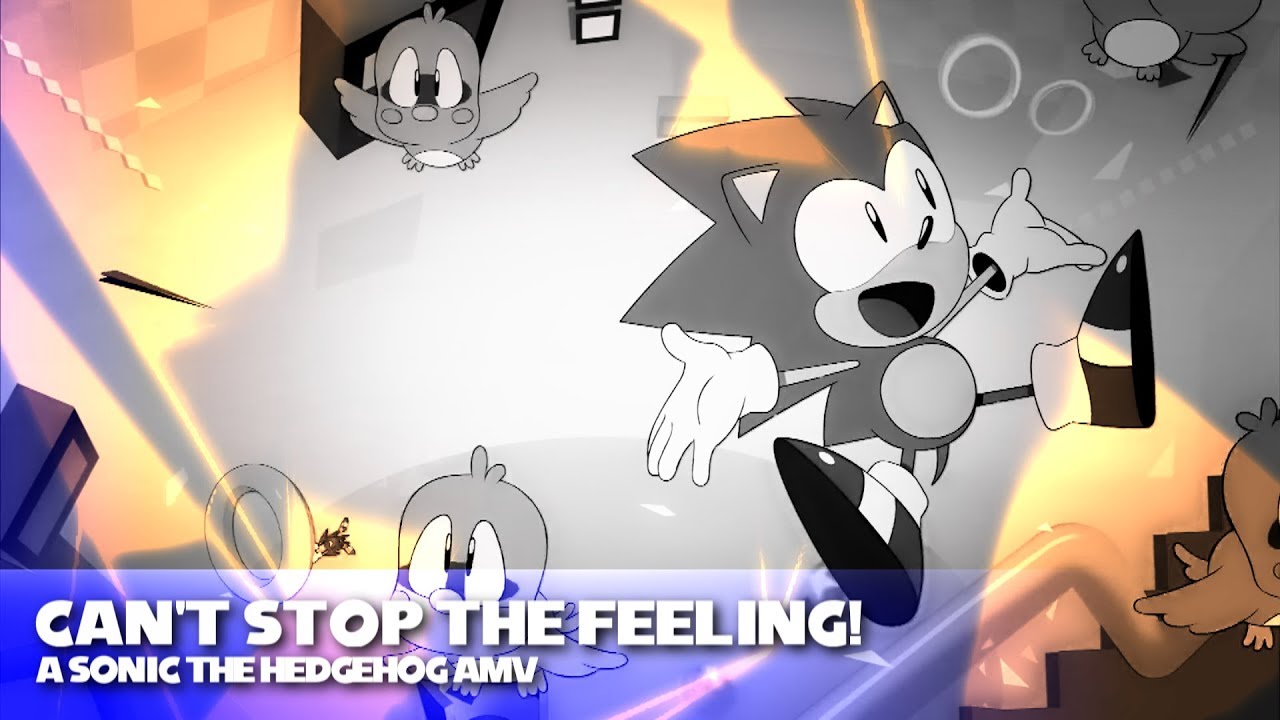 Sonic The Hedgehog Amv Cant Stop The Feeling Youtube