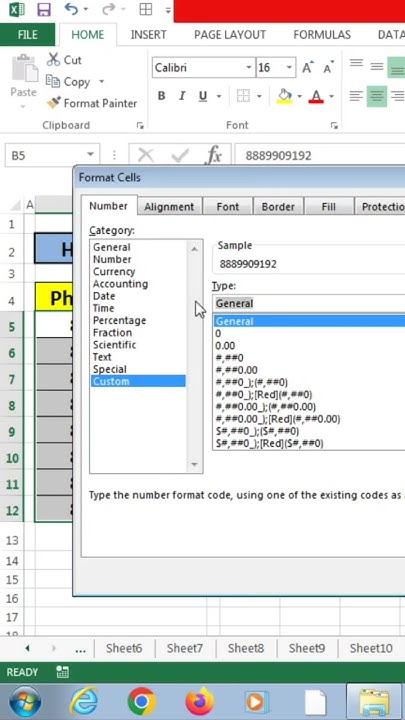 Shorts How To Hide Last Digit Excel Tutorials Excelshorts Exceltips Youtubeshorts