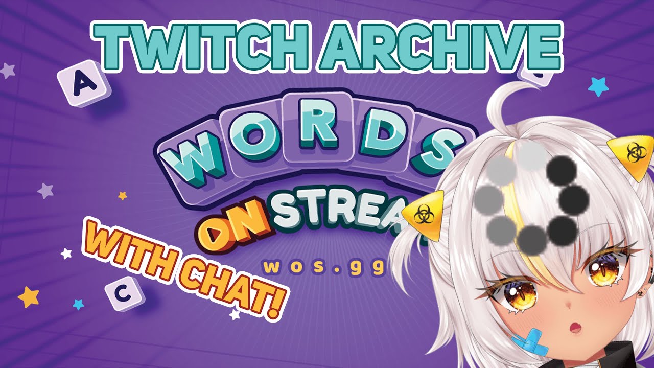 【WORDS ON STREAM】with chat!!! community games woo!!!!! #eureCAST # ...