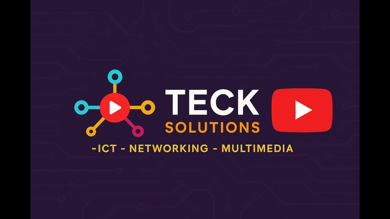 Welcome to Teck Solutions, Please Subscribe, Like and Share. # ...