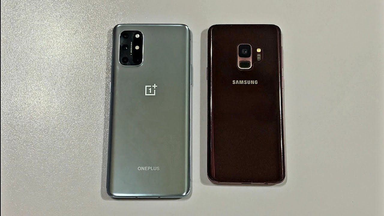 ONE PLUS 8T VS SAMSUNG GALAXY S9 - SPEED TEST. - YouTube