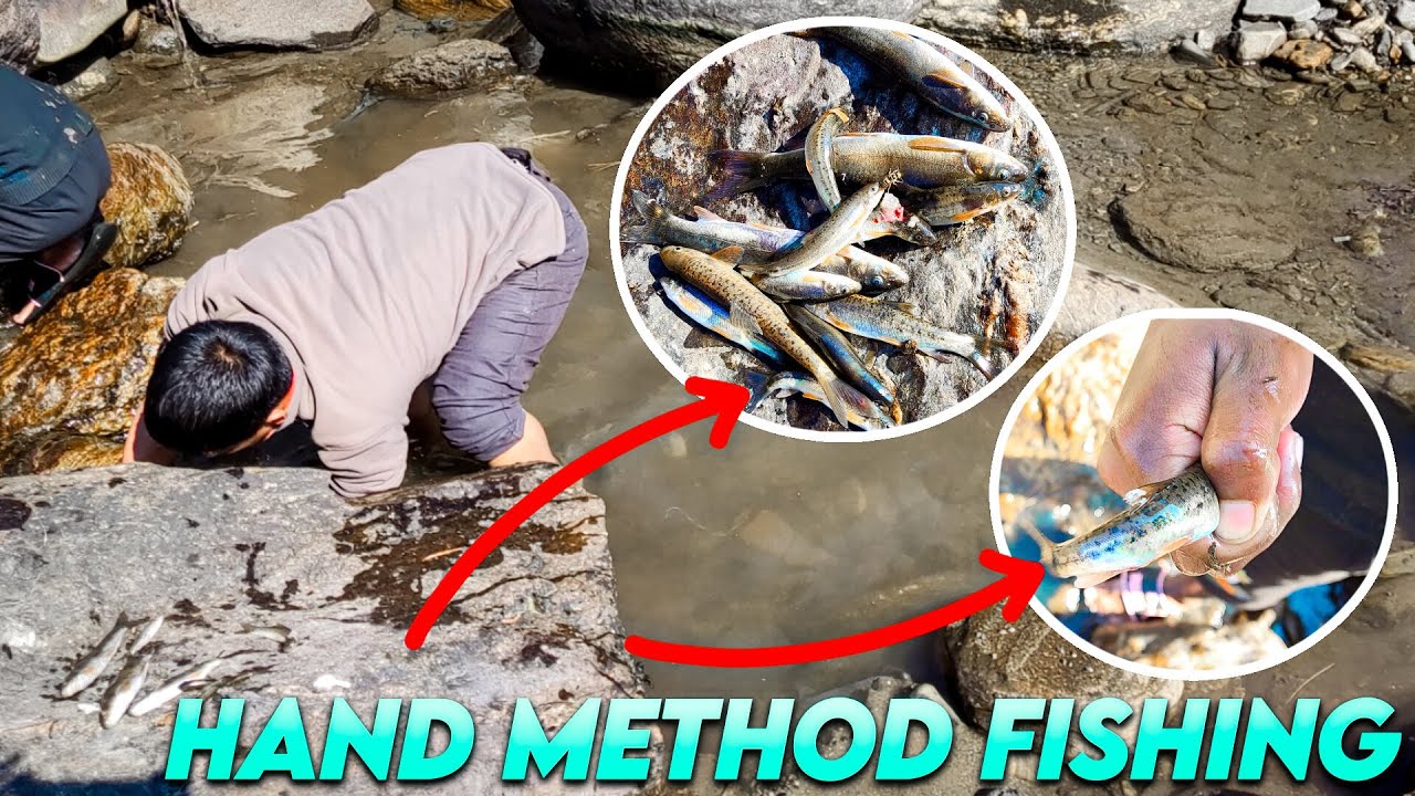 Hand Method Fishing In Nepal - YouTube