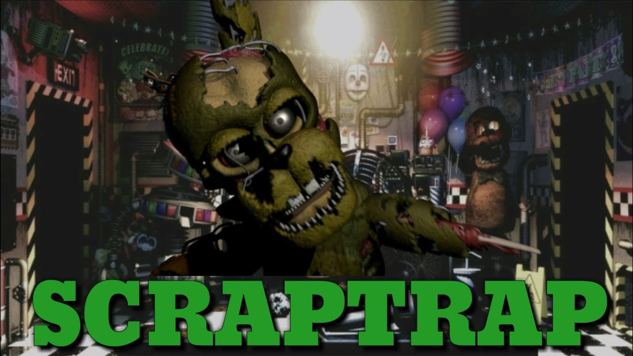 Scraptrap ( springtrap ) jumpscare | ultimate custom Night | fandub ...