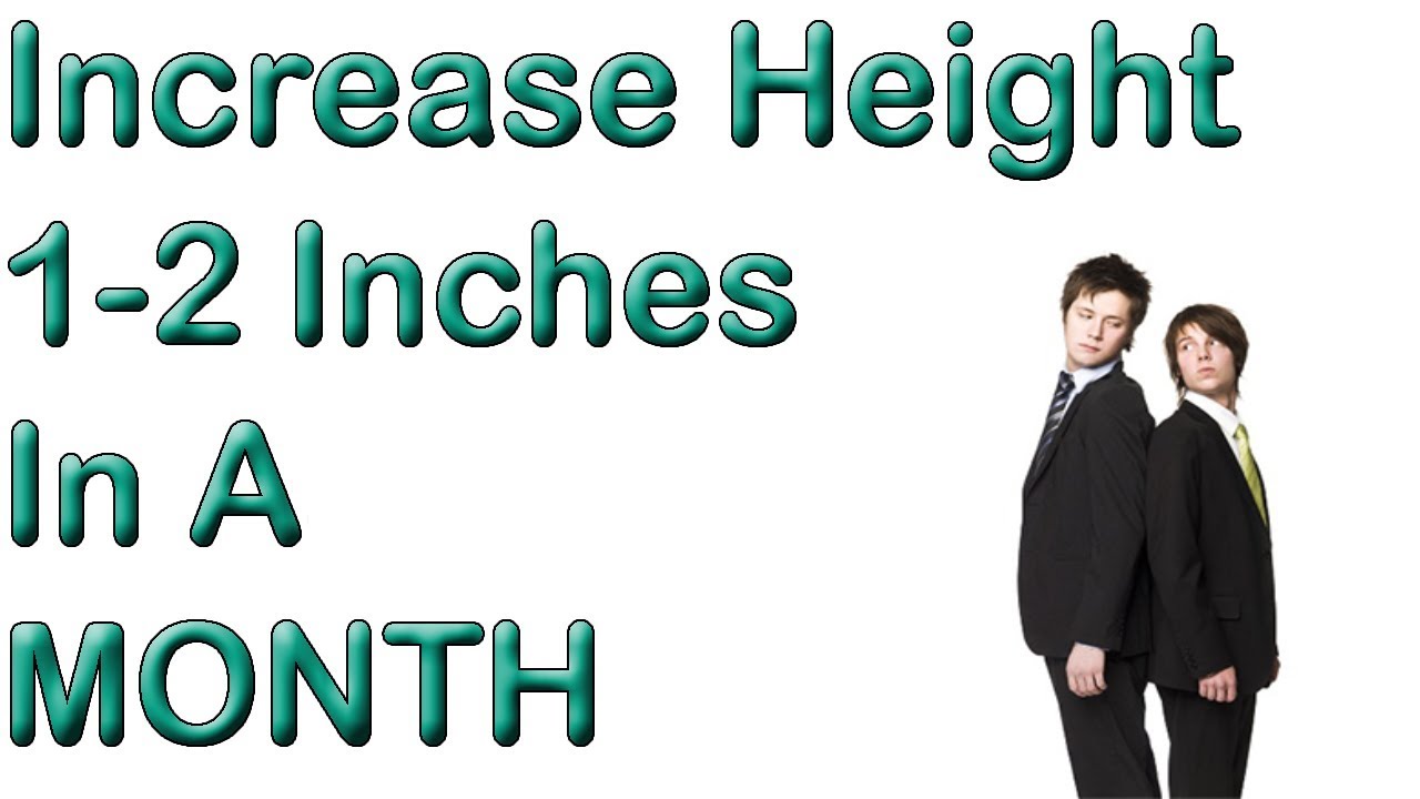 Increase Height 1-2 Inches In A MONTH - Grow Taller Exercises - YouTube