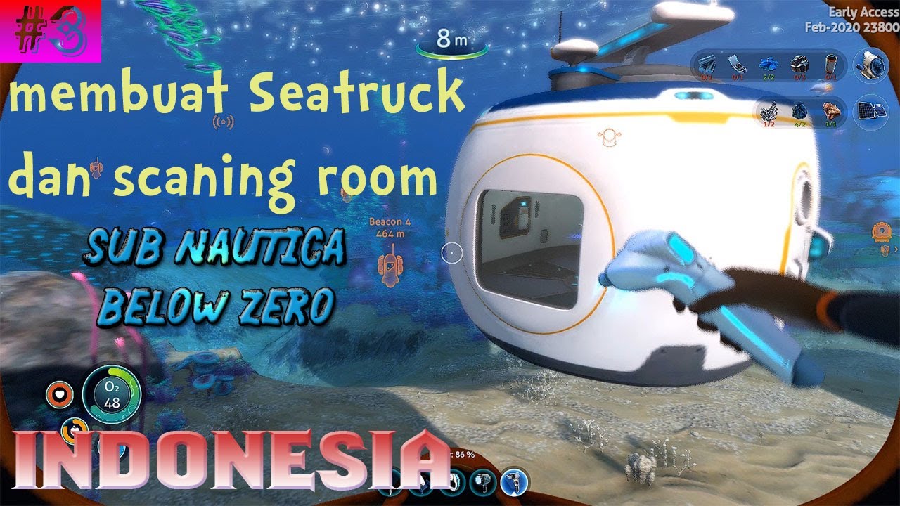 SubNautica Below Zero | Membuat Seatruck dan Scanner Room | #3 - YouTube