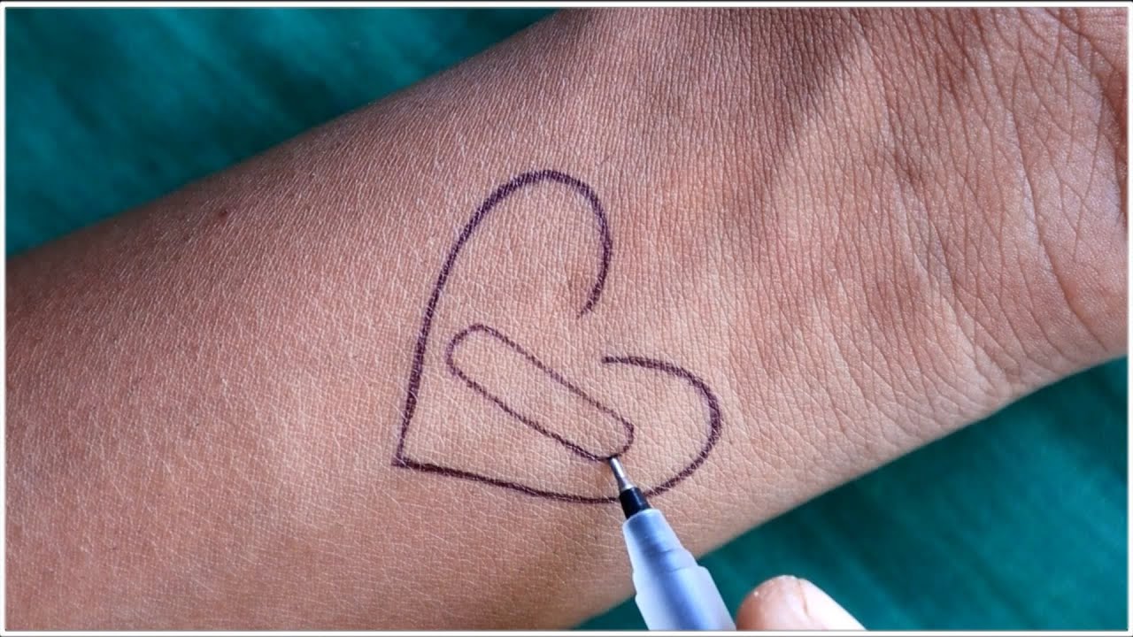 New simple but unique tattoo ideas for girls || easy to make tattoo ...