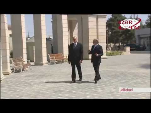 President Ilham Aliyev attended the opening of a park-boulevard after Heydar Aliyev in Jalilabad