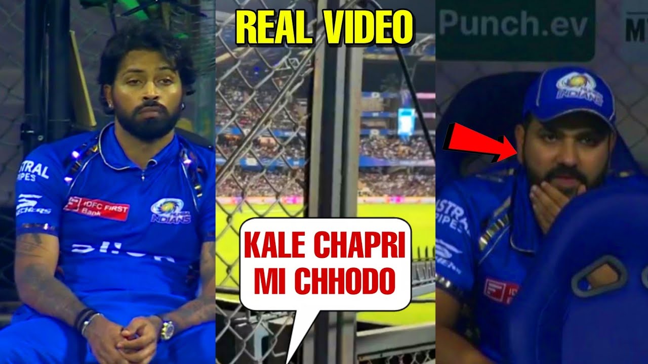 Rohit Sharma Secretly Laughing when Crowd Chanting 'CHAPRI' to Hardik ...