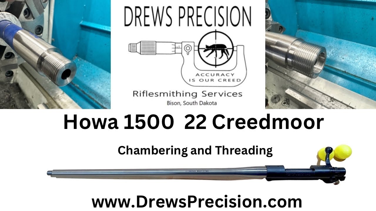Custom Howa 1500 in 22 Creedmoor! Precision rifle build. Chambering A ...