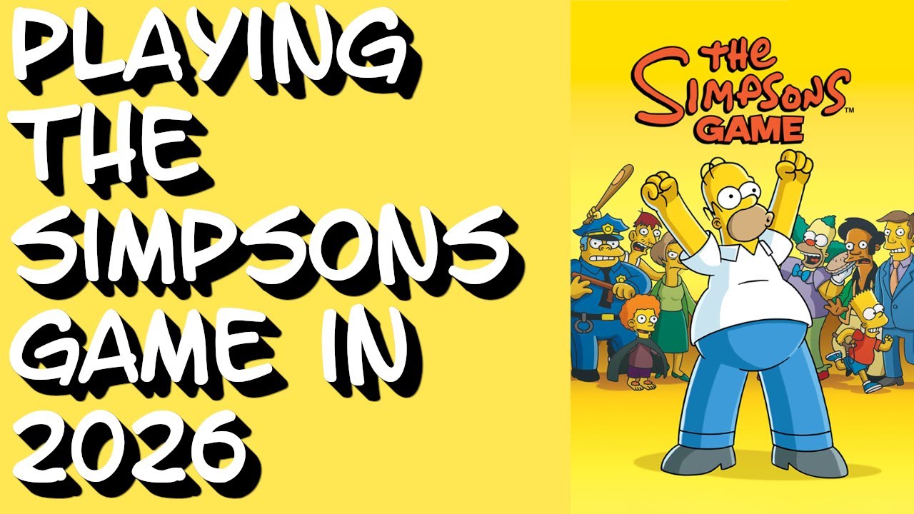 Playing The Simpson's Game, In 2026 - YouTube