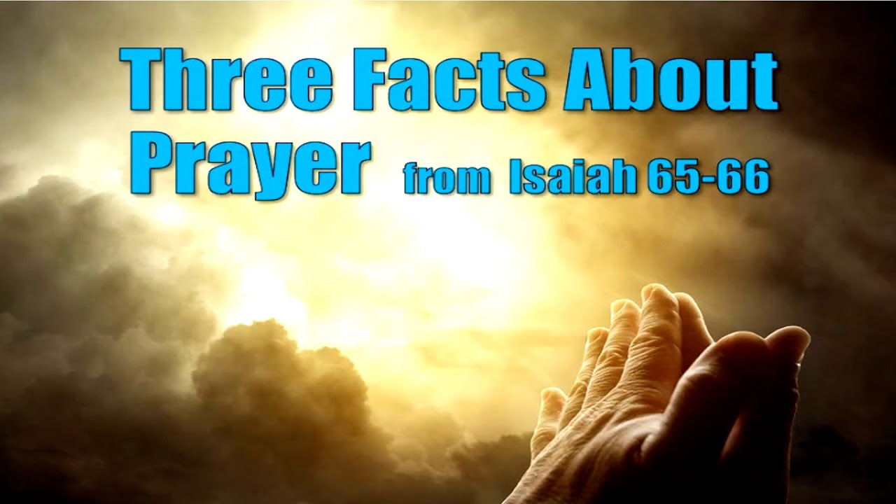 Three Facts About Prayer - YouTube