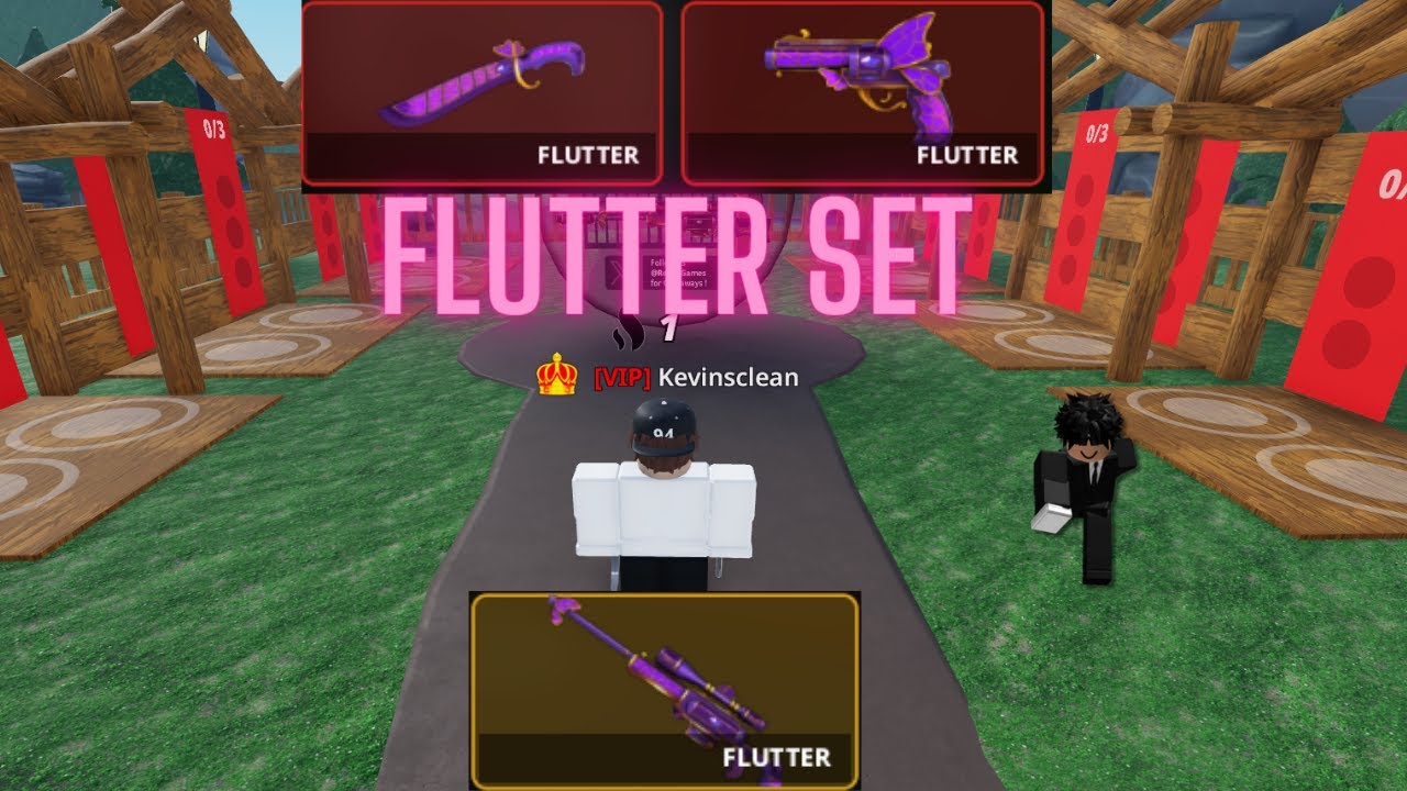 I used the new flutter set in Murders VS Sheriff Duels - YouTube