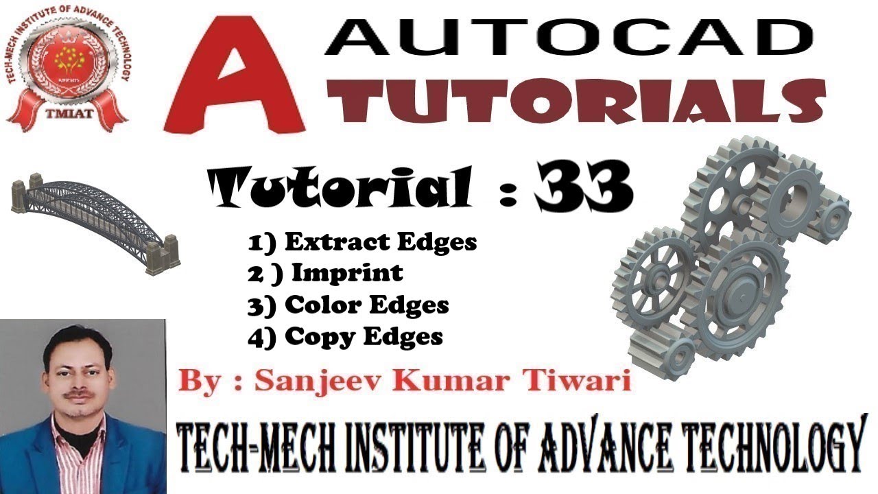 AutoCAD 2020 Basic To Advance Tutorial 33 Extract Edges Imprint AutoCAD 2020 Basic To Advance Tutorial 33 Extract Edges Imprint