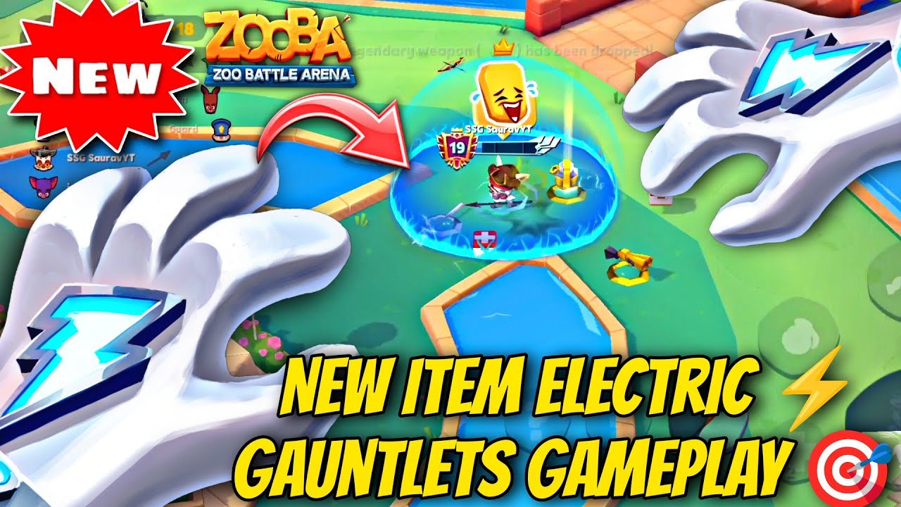NEW ITEM *Electric Gauntlets* Gameplay with JOY or YARA Character ...