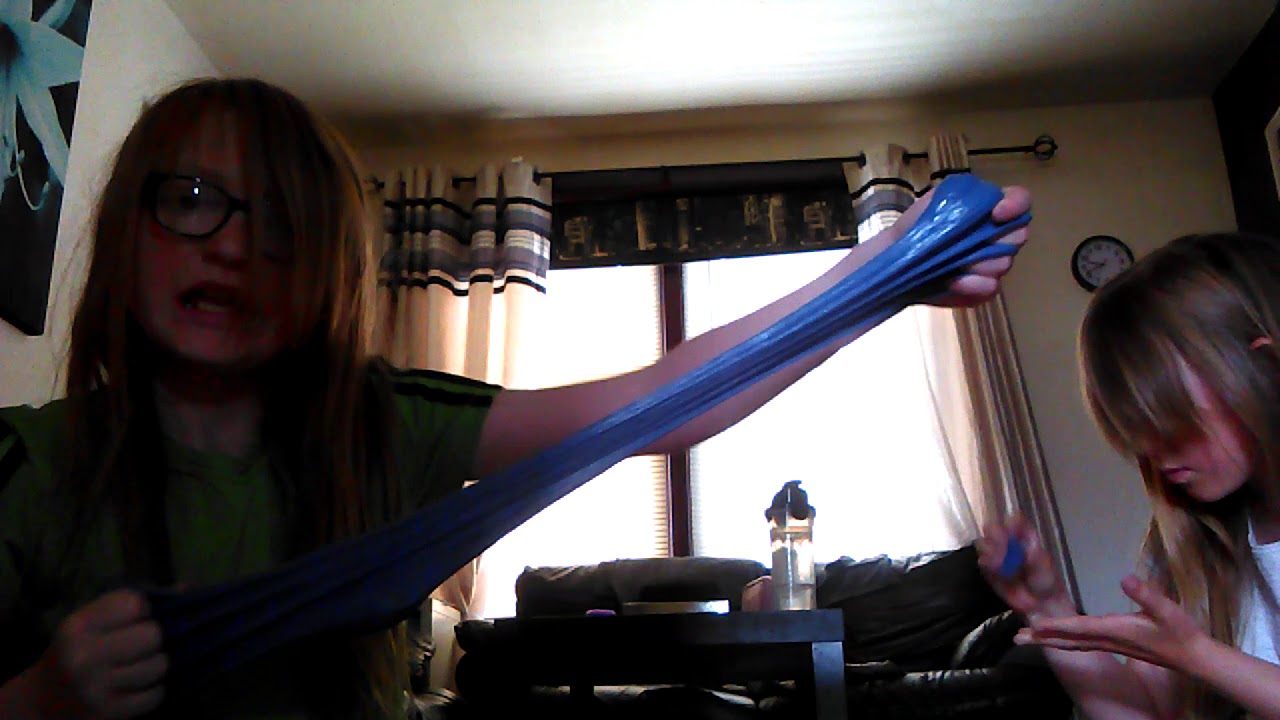 Our first slime video Elle and Lucy - YouTube