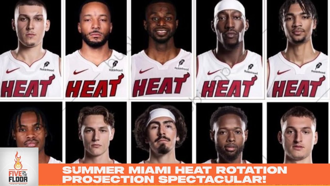 Summer Miami Heat rotation projection spectacular! | Five on the Floor ...