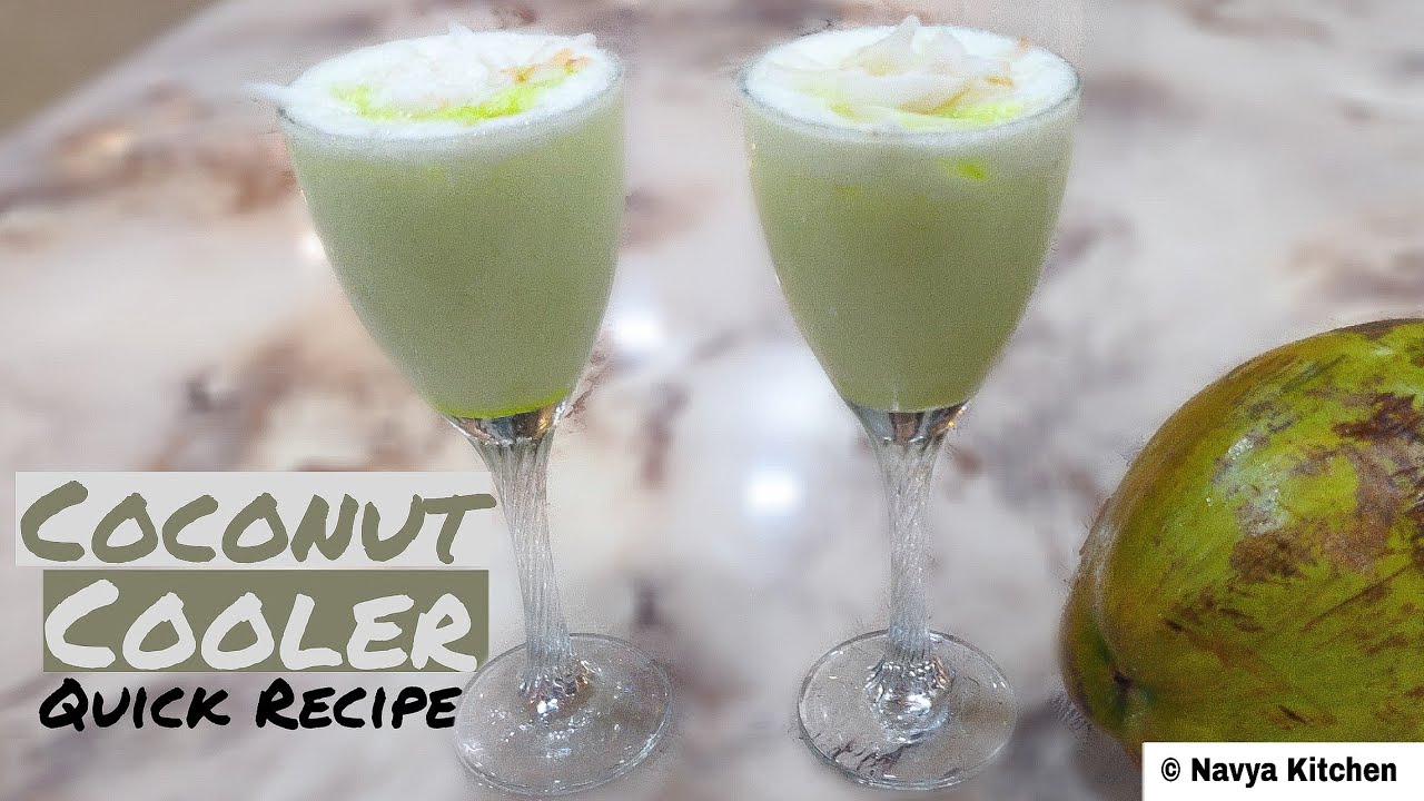 Coconut Cooler | Coconut Shake | Quick Recipe - YouTube