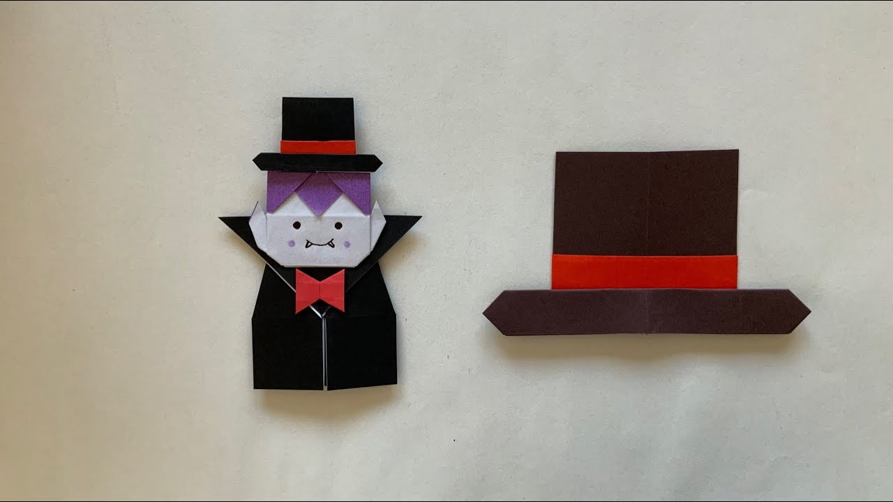 Origami Top Hat How To Make A Paper Top Hat YouTube Origami Top Hat How To Make A Paper Top Hat YouTube