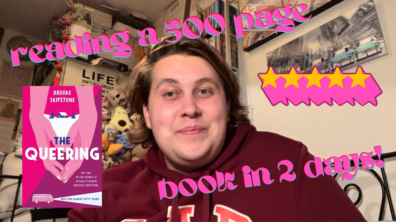 reading a 500 page book in 2 days | the queering review - YouTube