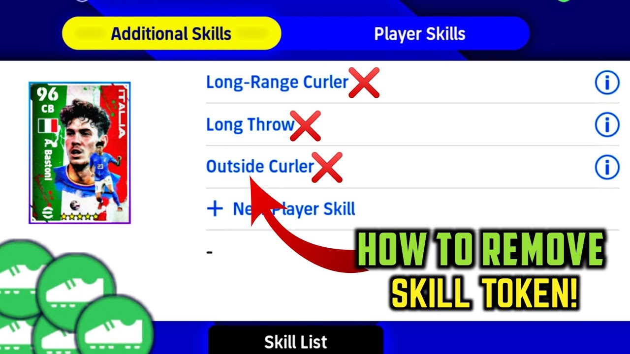 Remove skills efootball 2023 mobile😱 - YouTube