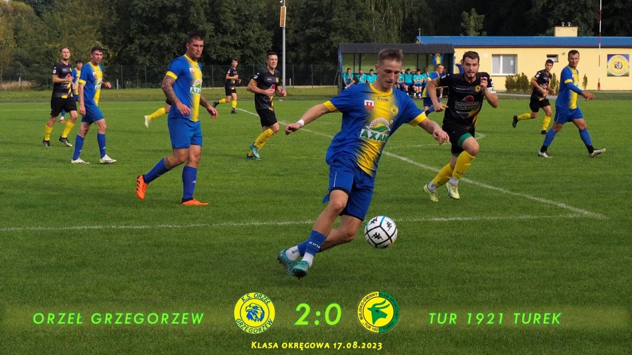 Orzeł Grzegorzew- Tur 1921 Turek 2:0, klasa okręgowa, 17.09.2023- foto ...