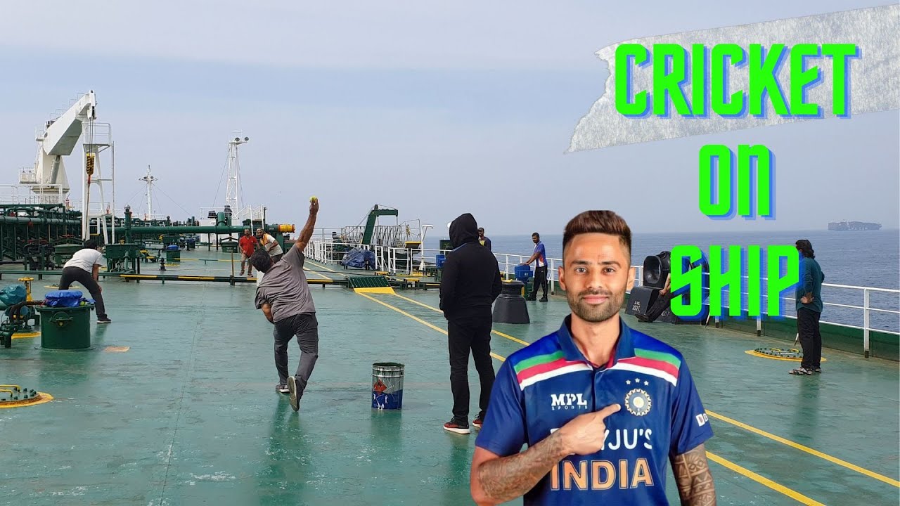 CRICKET ON SHIP AT CRUDE OIL TANKER || FLYING AT SEA - YouTube