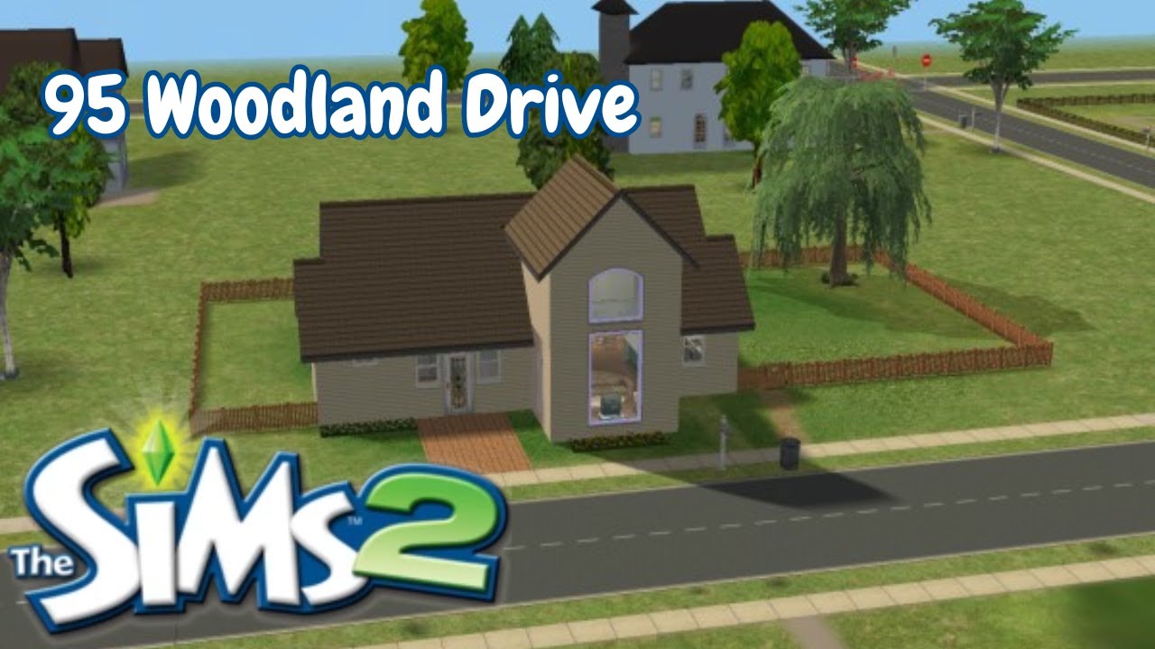 95 Woodland Drive, Pleasantview Base Game House Reno! The Sims 2 - YouTube
