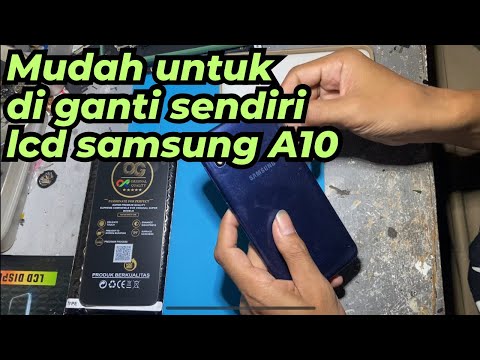 Mudah simpel Ganti lcd Samsung A10 A105 // cara ganti lcd samsung A10 atau m10