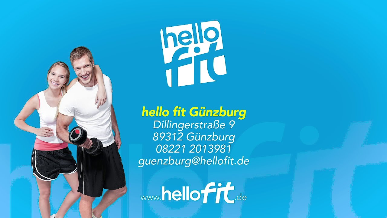 Studiorundgang - hello fit Günzburg - YouTube