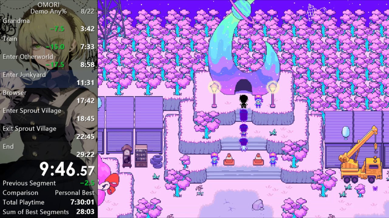 OMORI Demo Any% Speedrun [28:20] - YouTube