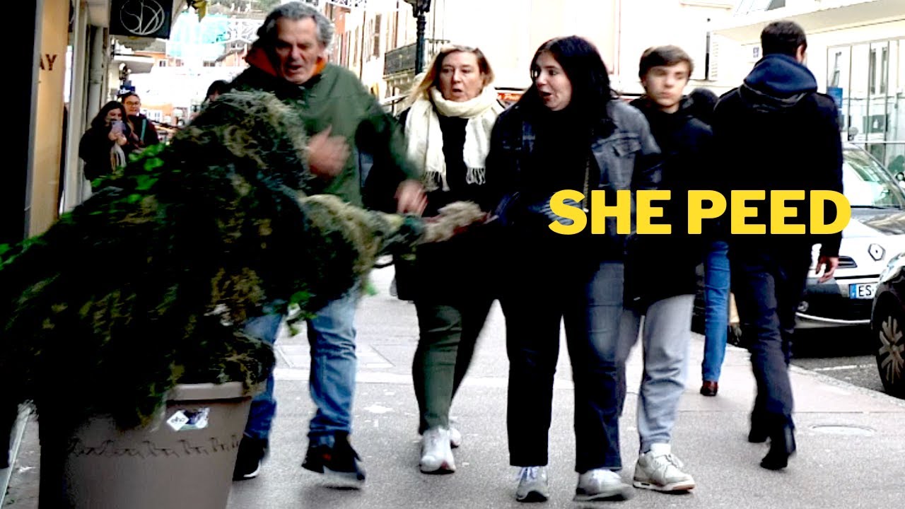 BUSHMAN PRANKS.(SHE PEED ON HERSELF) CRAZY NIGHT - YouTube