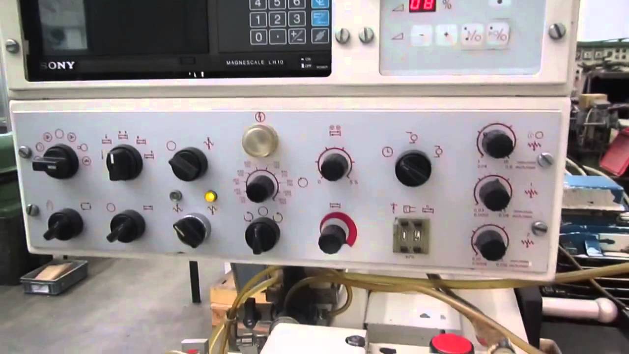 Studer S20 cylindrical grinding machine - YouTube