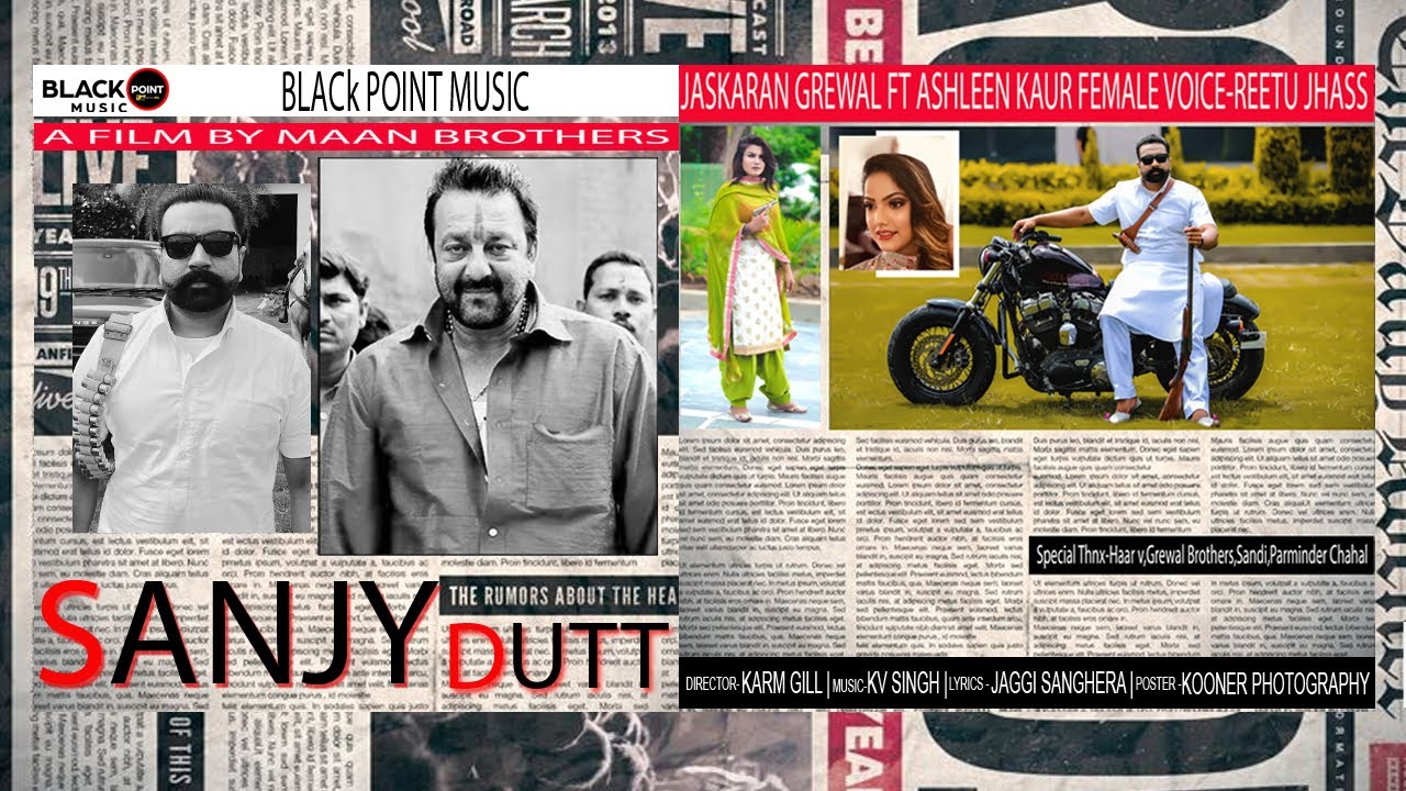 SANJAY DUTT (Official Video) | Jaskaran Grewal | Ashleen & Reetu ...