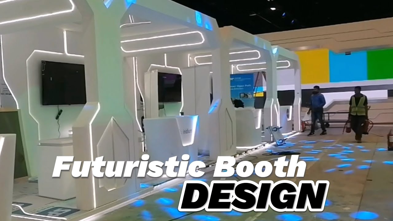 Futuristic Booth Design #design #booth #idea - YouTube