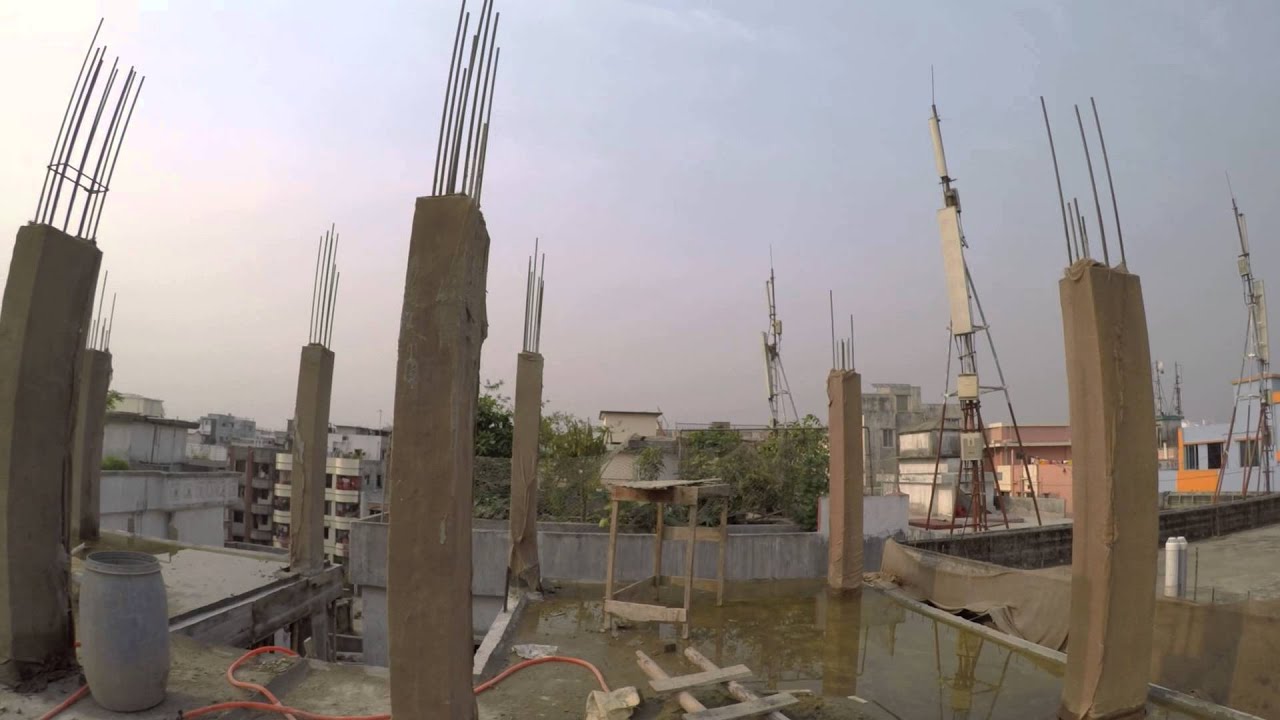 Roof top construction going on - YouTube