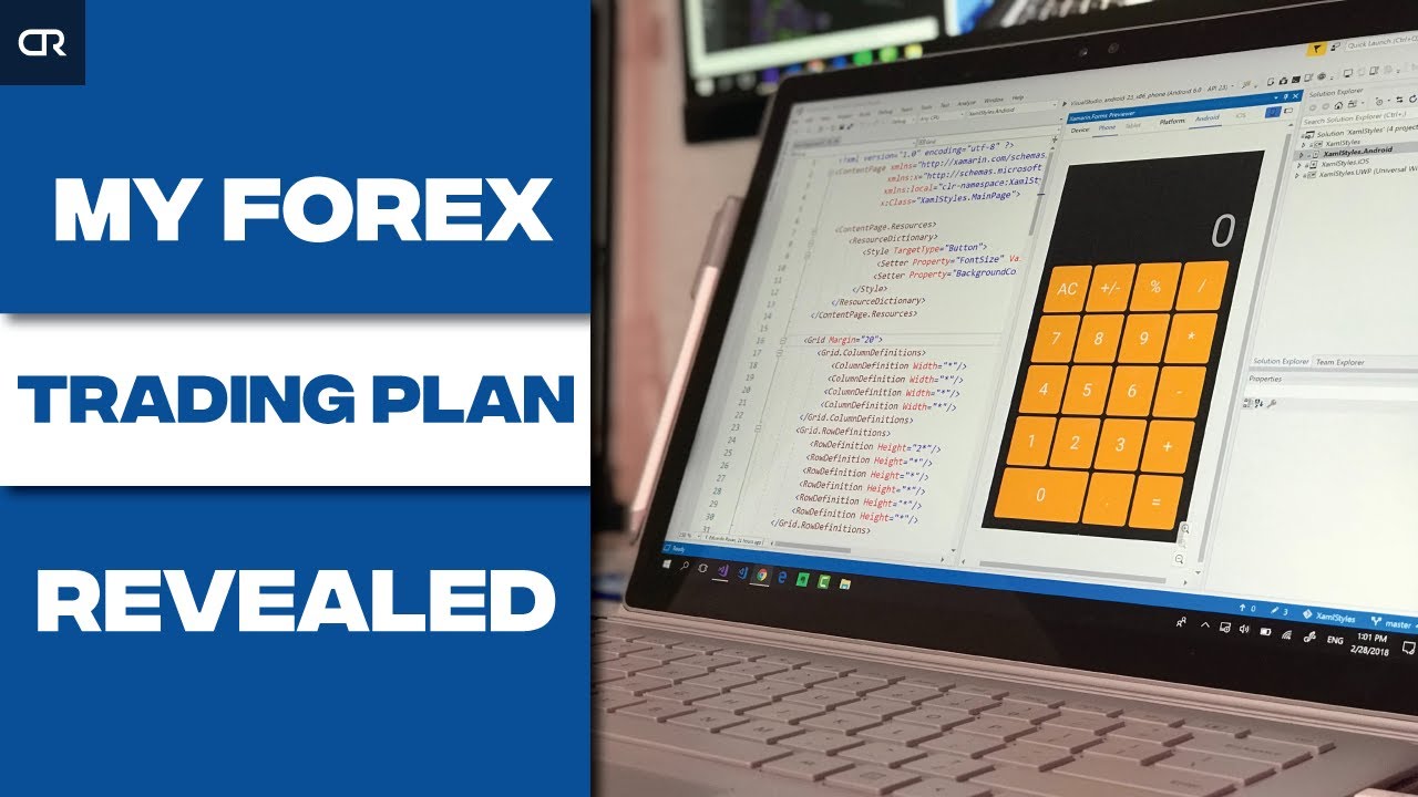 Forex Trading - Trading Plan Example - Video (Write A Successful ...