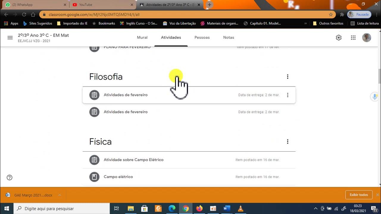 Como postar atividades complementares no Google Sala de Aula - YouTube