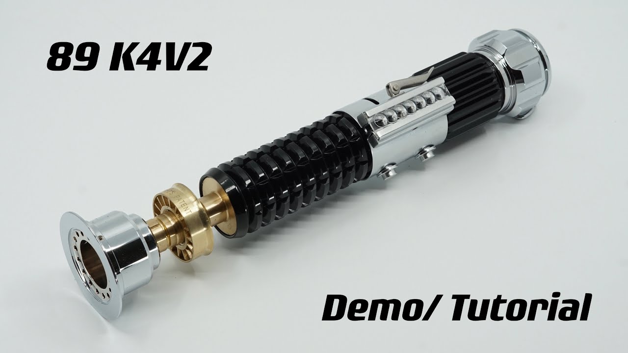 Proffie Installed 89Sabers K4V2 Neopixel Lightsaber Demo/Tutorial - YouTube