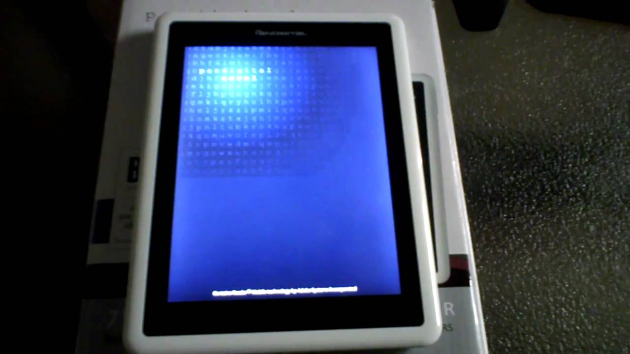 Pandigital Ereader Novel Haceked Boot UP - YouTube