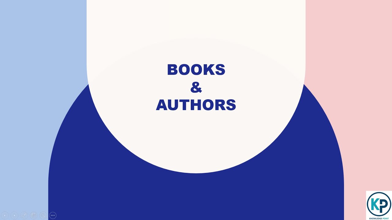 Books and Authors | General Knowledge | KNOWLEDGE POINT - YouTube