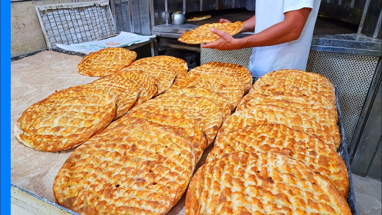 Barbari The Best Bread in Iran | Persian Bread | Iran Bread | How to ...