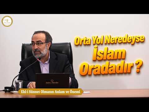 Orta yol neredeyse İslam oradadır denilir mi ? Allah Teala'nın Sıfatları hususunda orta yol nedir ?