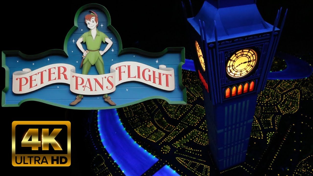 Peter Pan's Flight | 4K HD | Disneyland Paris - YouTube