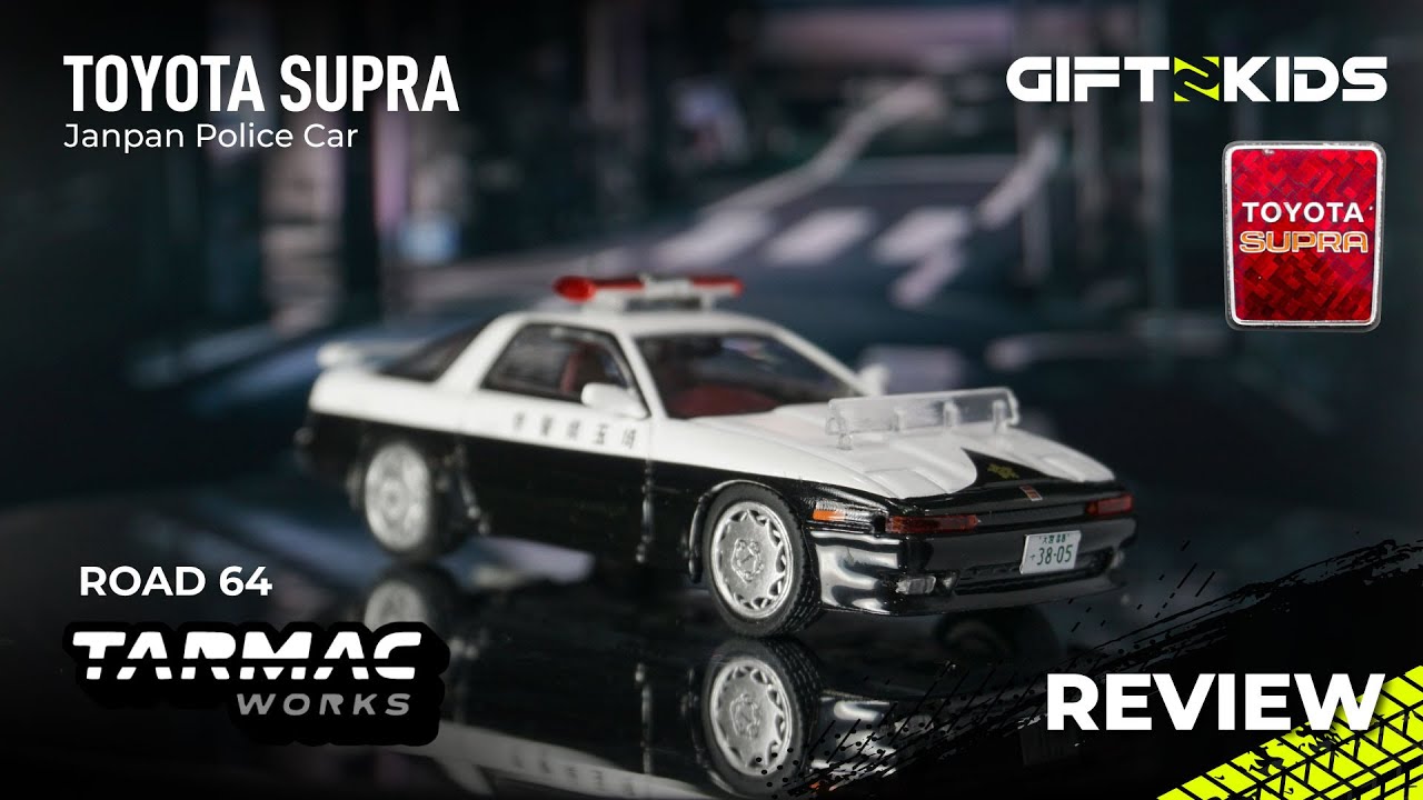 Unboxing Tarmac Works Toyota Supra Japan Police Car - YouTube