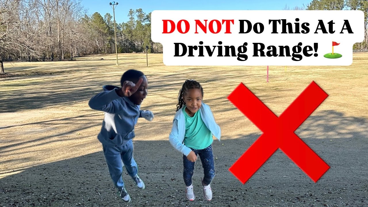 Family Fun At A Driving Range! | The Hudson Family - YouTube