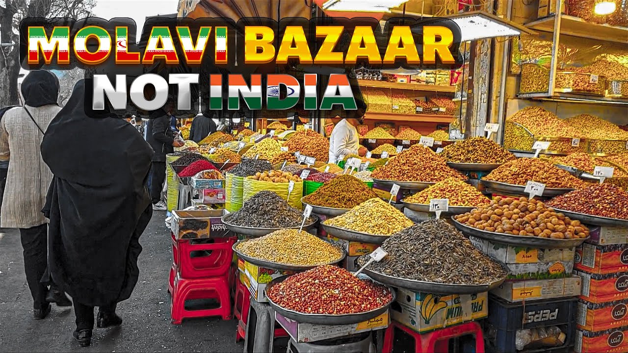 Molavi Traditional Bazaar walking tour - YouTube
