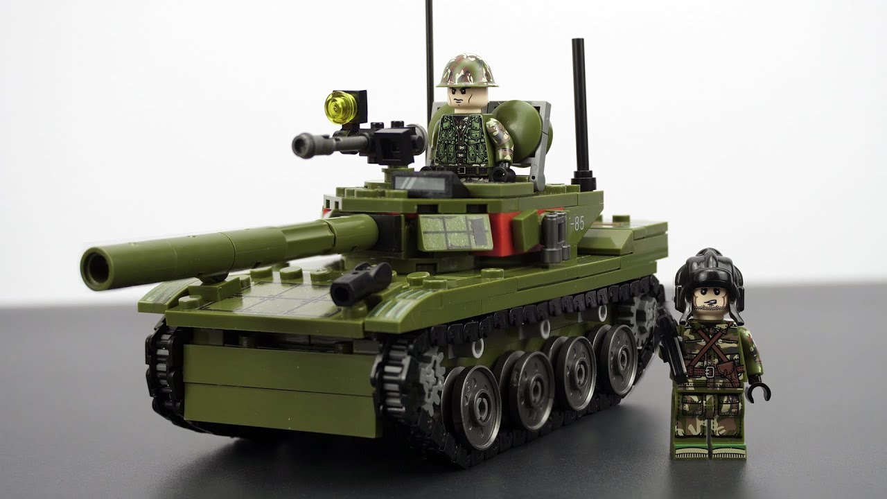 Lego Tank:Type 85 Main Battle Tank Brick Set Build & Show | Chinese ...