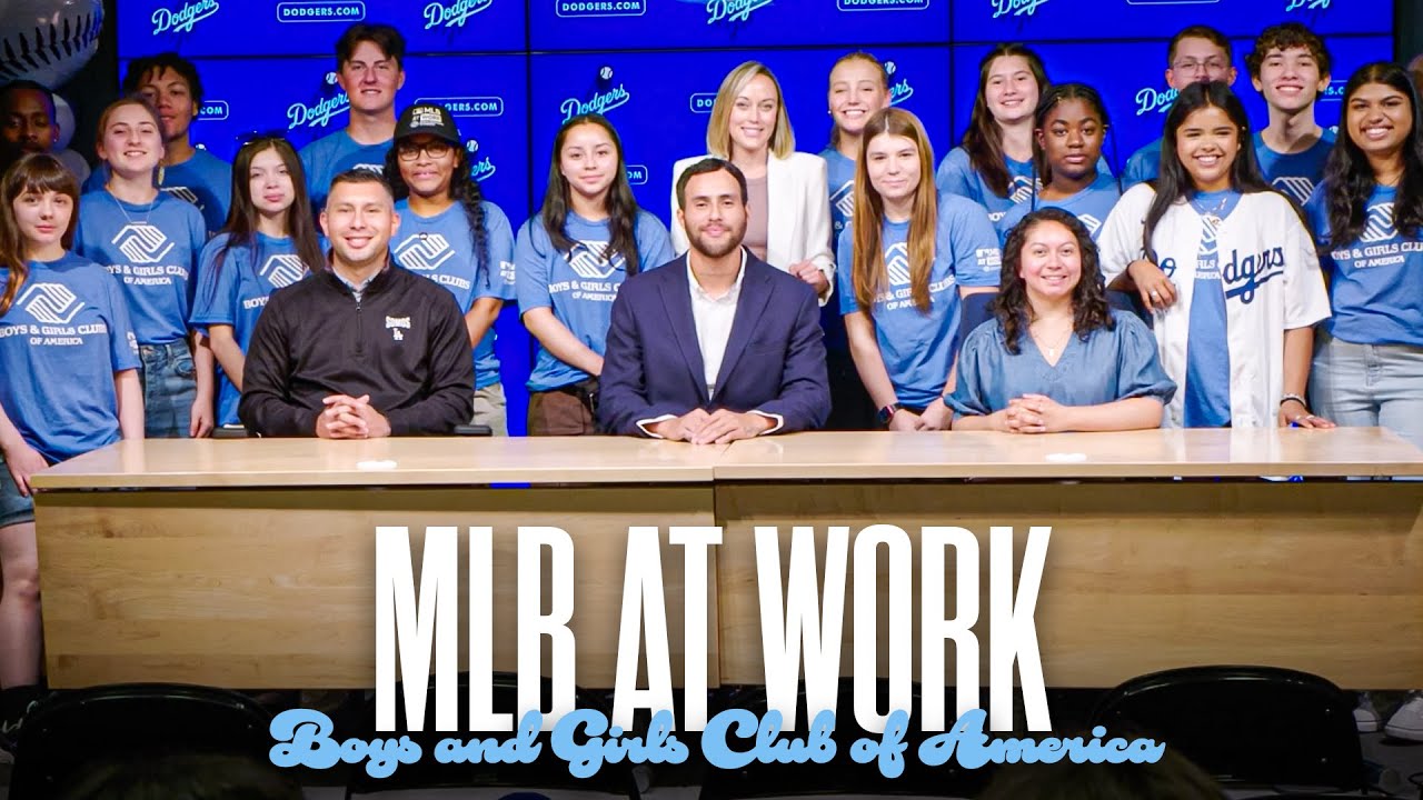 MLB at Work - Boys and Girls Club of America, LADF & Los Angeles ...