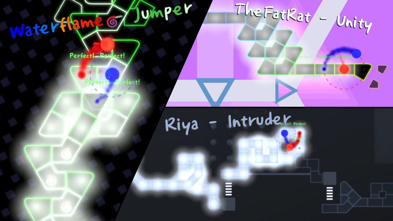 [adofai custom] 3 easy levels I really like (Jumper, Unity, Intruder ...