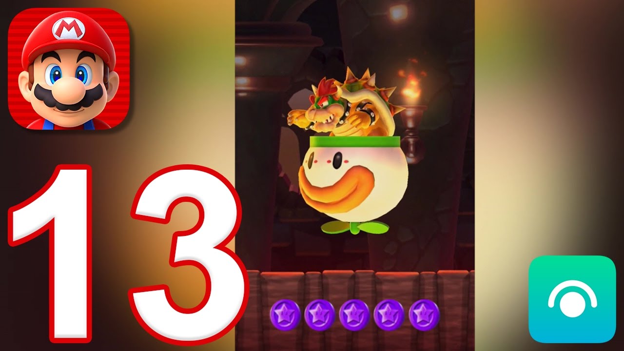 Super Mario Run - Gameplay Walkthrough Part 13 - World 6: Purple Coins ...